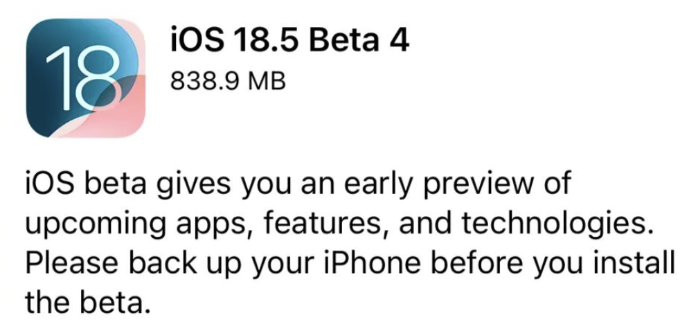 刚刚！苹果发布 iOS 18.5 beta4 测试版 - 知乎