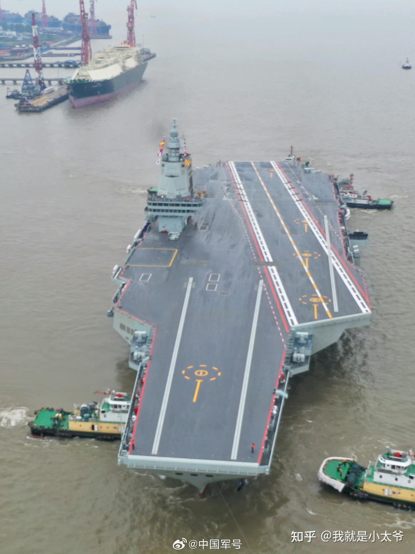 纪念003首次海试，借官图完善shipbucket图细节 - 知乎