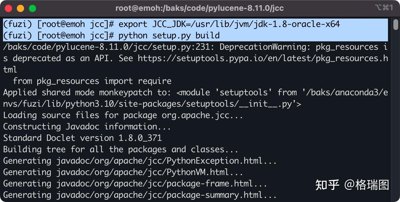 夫子•明察司法大模型-0001-pylucene 安装 - 知乎