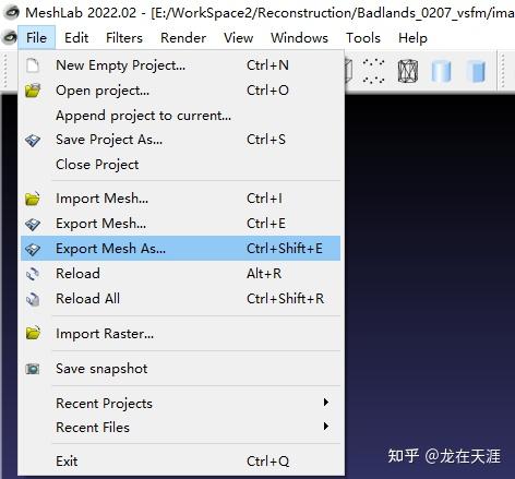 用Colmap和Meshlab使用图片重建3D模型并导入Unity中使用 - 知乎