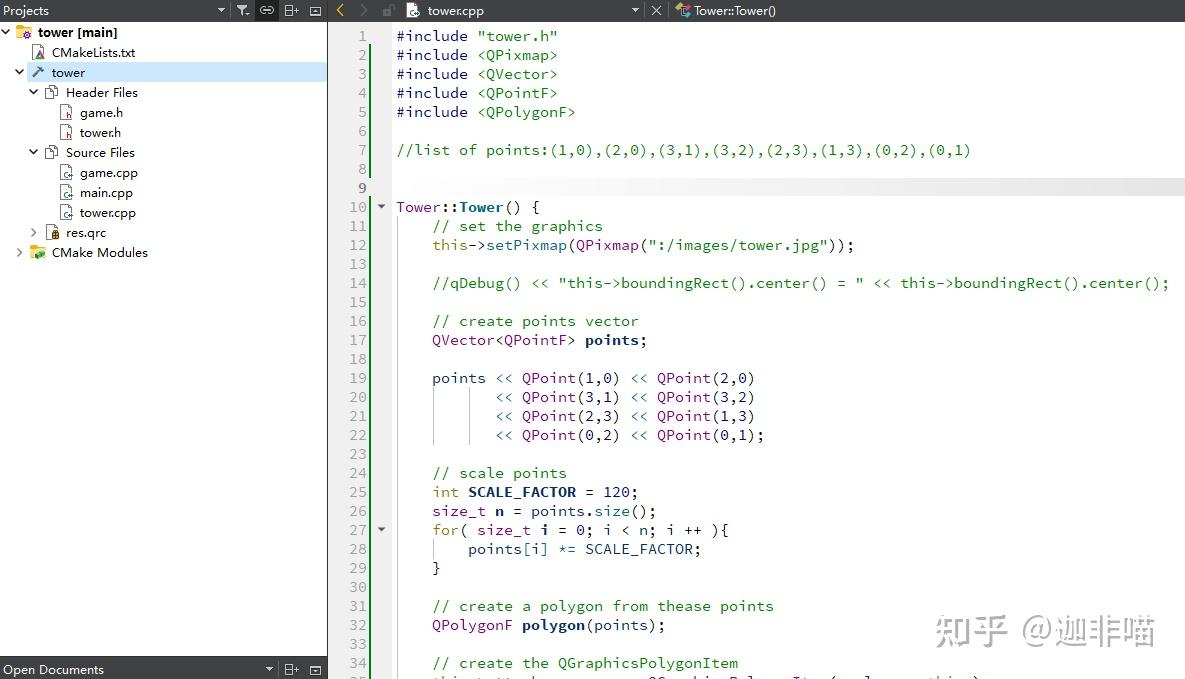 windows11+Qt6.6.2+Qt Game Tutorial 9 - Starting a Tower Defense Game简单测试 - 知乎
