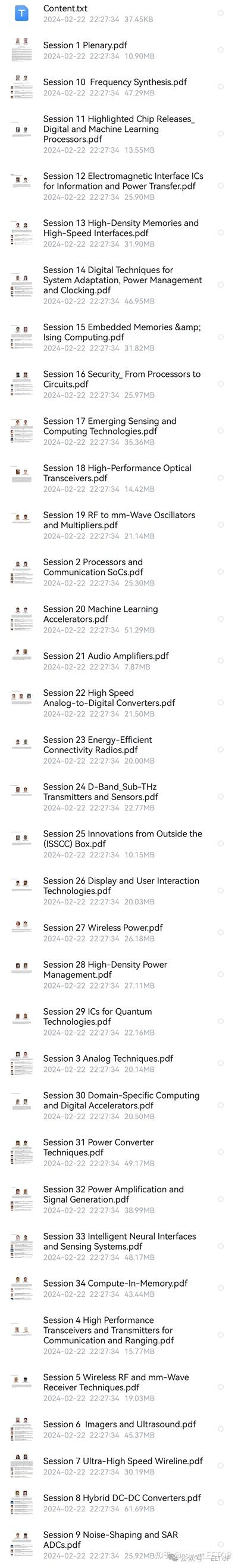 EETOP精彩分享 ISSCC 2024 Session,Digest,PPT（全）！ - 知乎