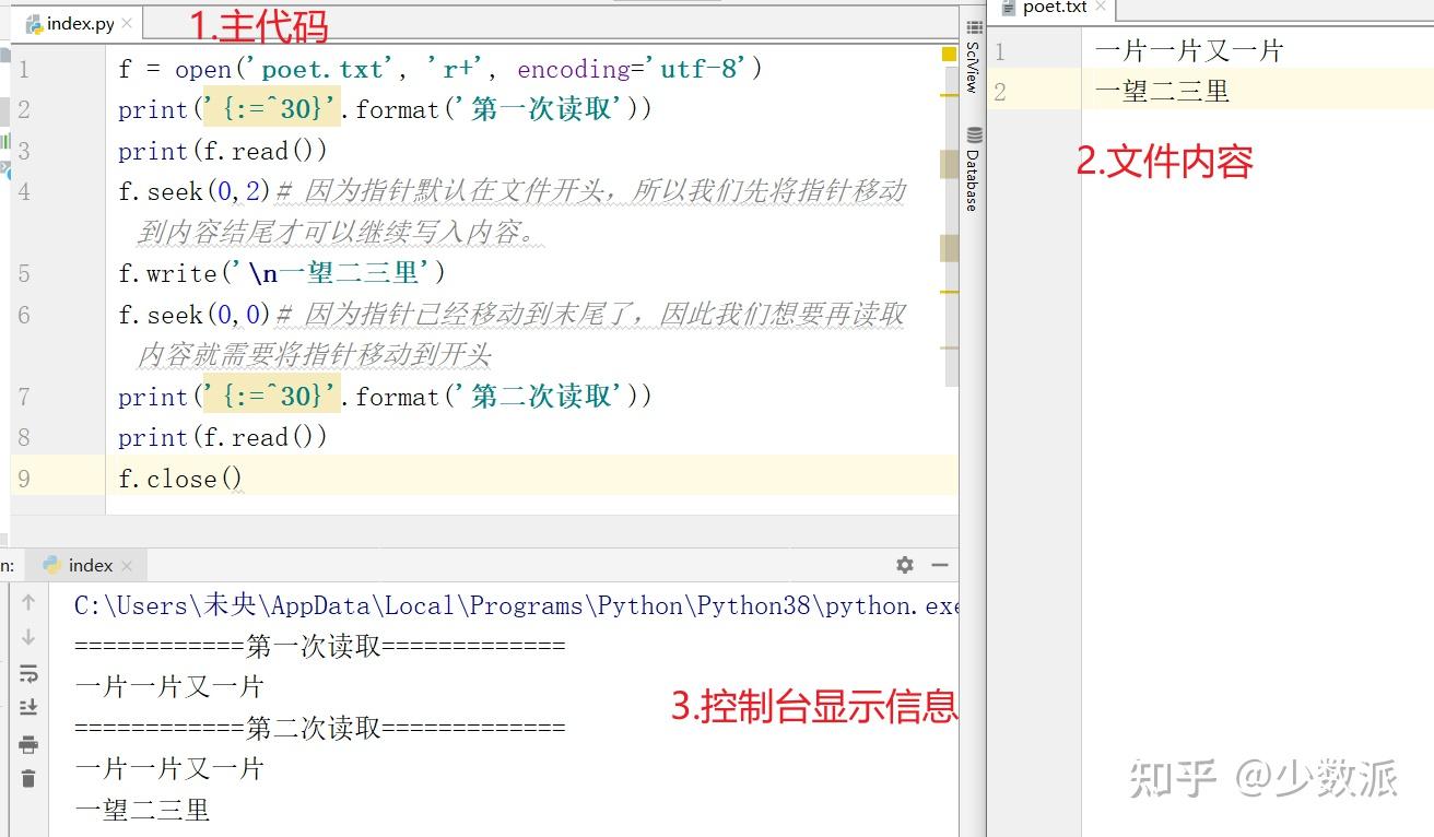 一文读懂python文件操作r/w/a/r+/w+/a+的异同 - 知乎