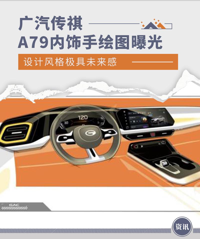 设计风格极具未来感 广汽传祺A79内饰手绘图曝光 - 知乎