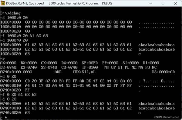 Dos的debug工具的简单使用(2023.9.7) - 知乎