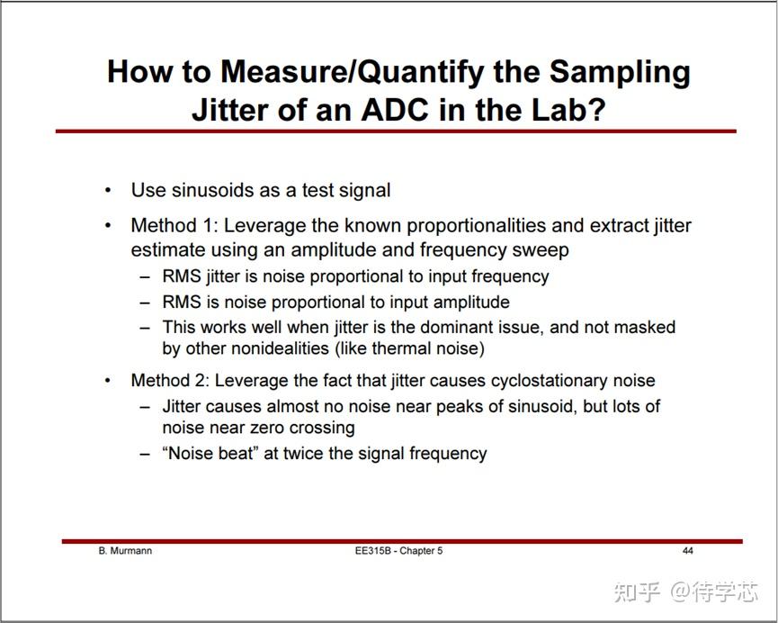 ADC量化结果反推采样时钟抖动（Jitter） - 知乎