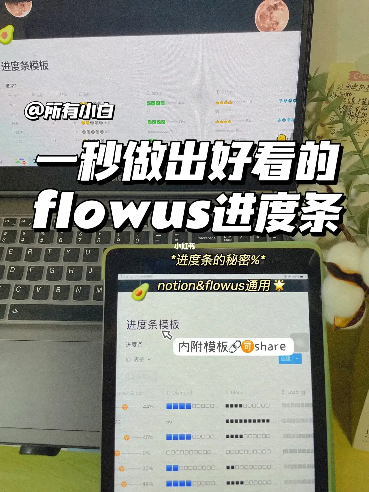 Flowus 进阶：小白一键get好看的进度条攻略 - 知乎