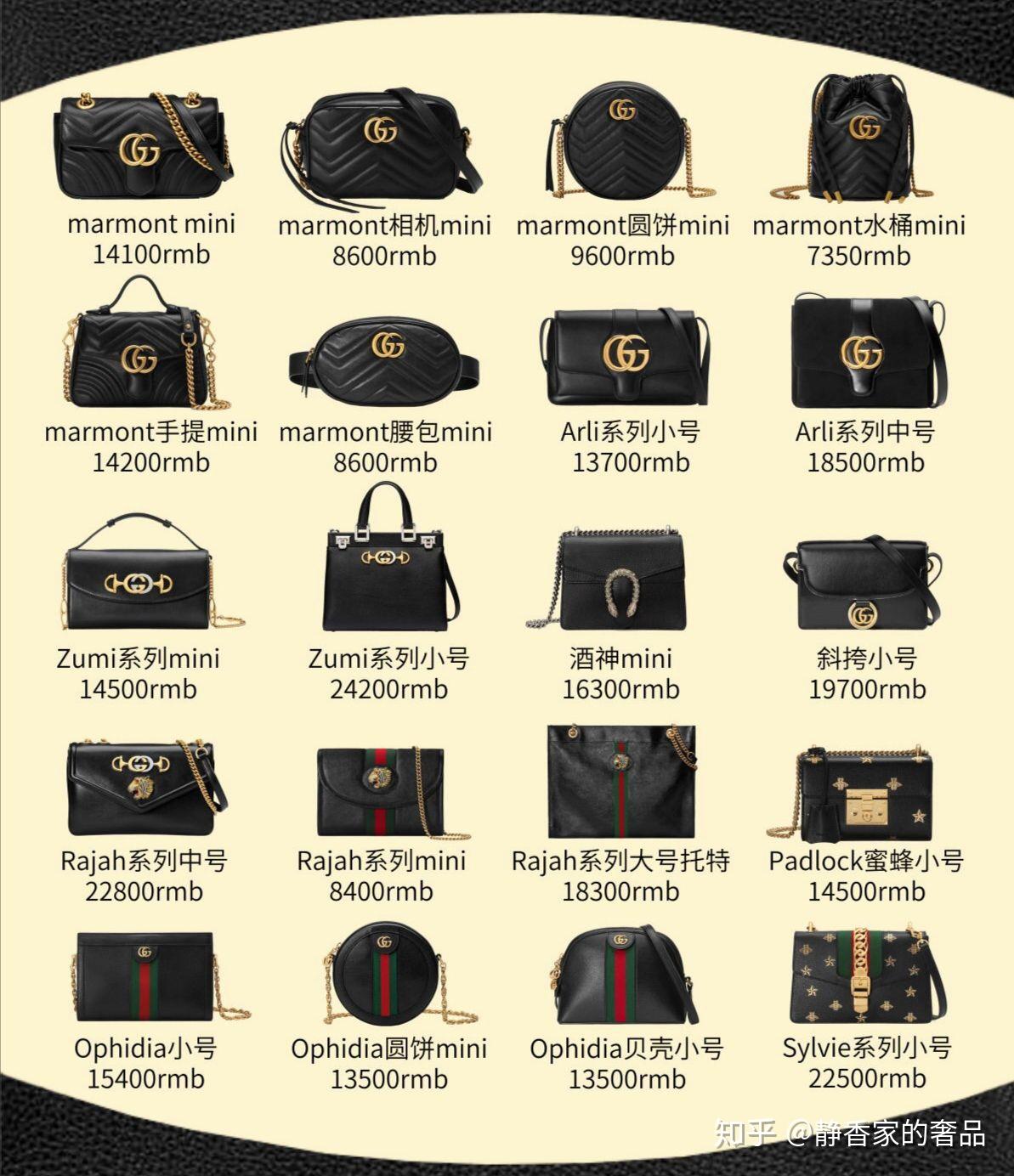 7大色系79款Gucci热门款包包合集 - 知乎