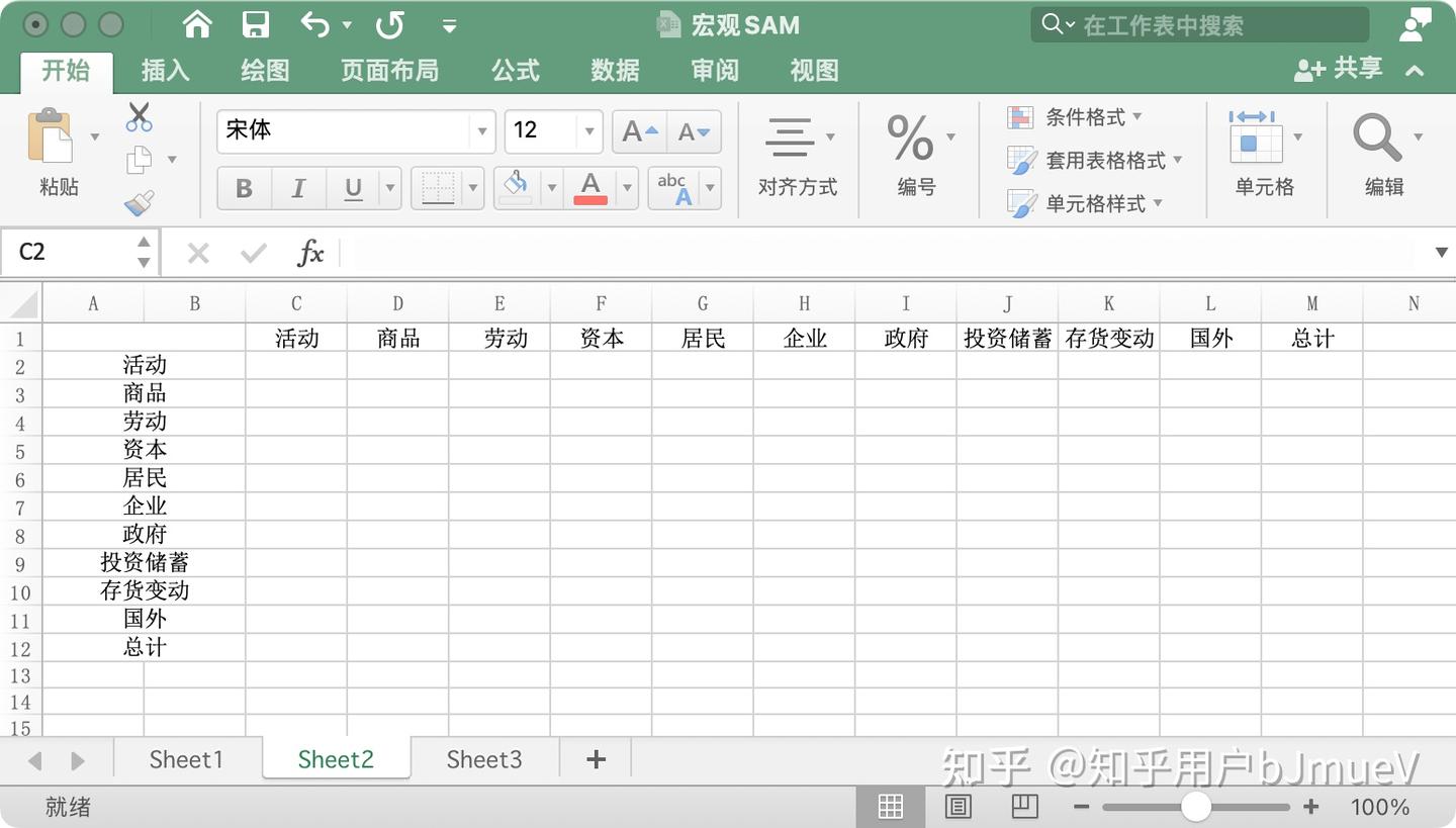 GAMS编写CGE模型代码第一篇：SAM编制 - 知乎