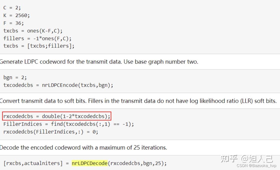 5G NR OFDM链路层仿真及Matlab代码实现（1）：LDPC信道编译码之5G Tollbox中相关函数使用介绍 - 知乎