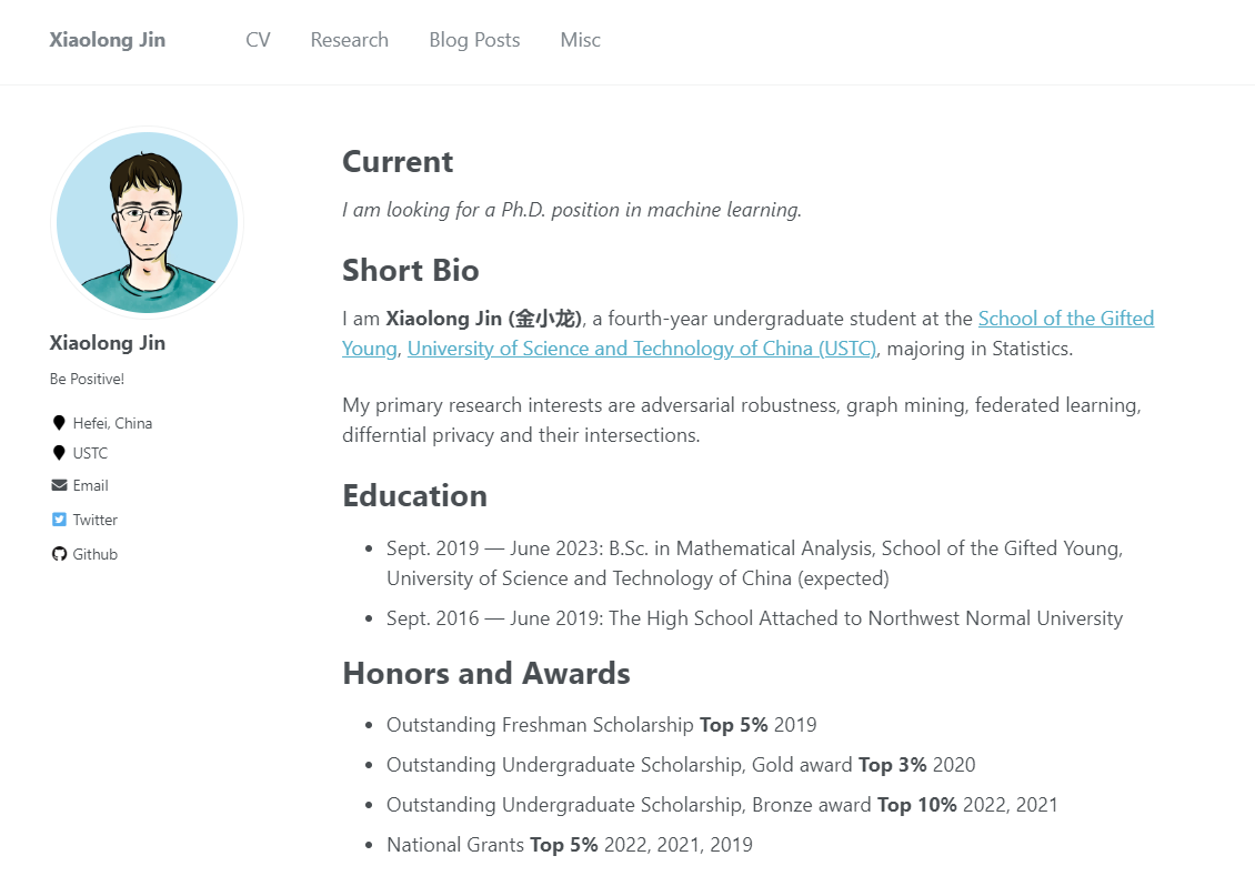 DIY申请-个人学术主页搭建 - 知乎