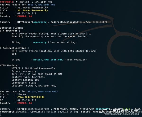 黑客工具之whatweb详细使用教程 - 知乎