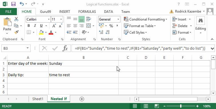 Excel基础第5课：IF、AND、OR、嵌套 IF 和 NOT 逻辑函数 - 知乎