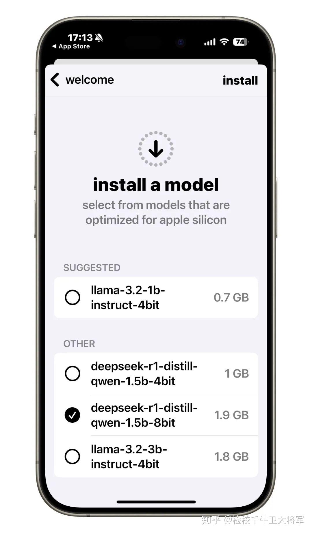 【教程】怎么在Mac（以及iPhone）本地跑DeepSeek R1？ - 知乎