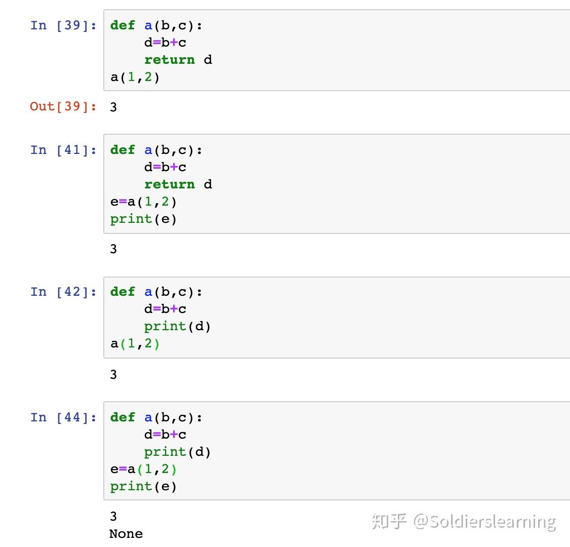 Python中return和print的区别 - 知乎
