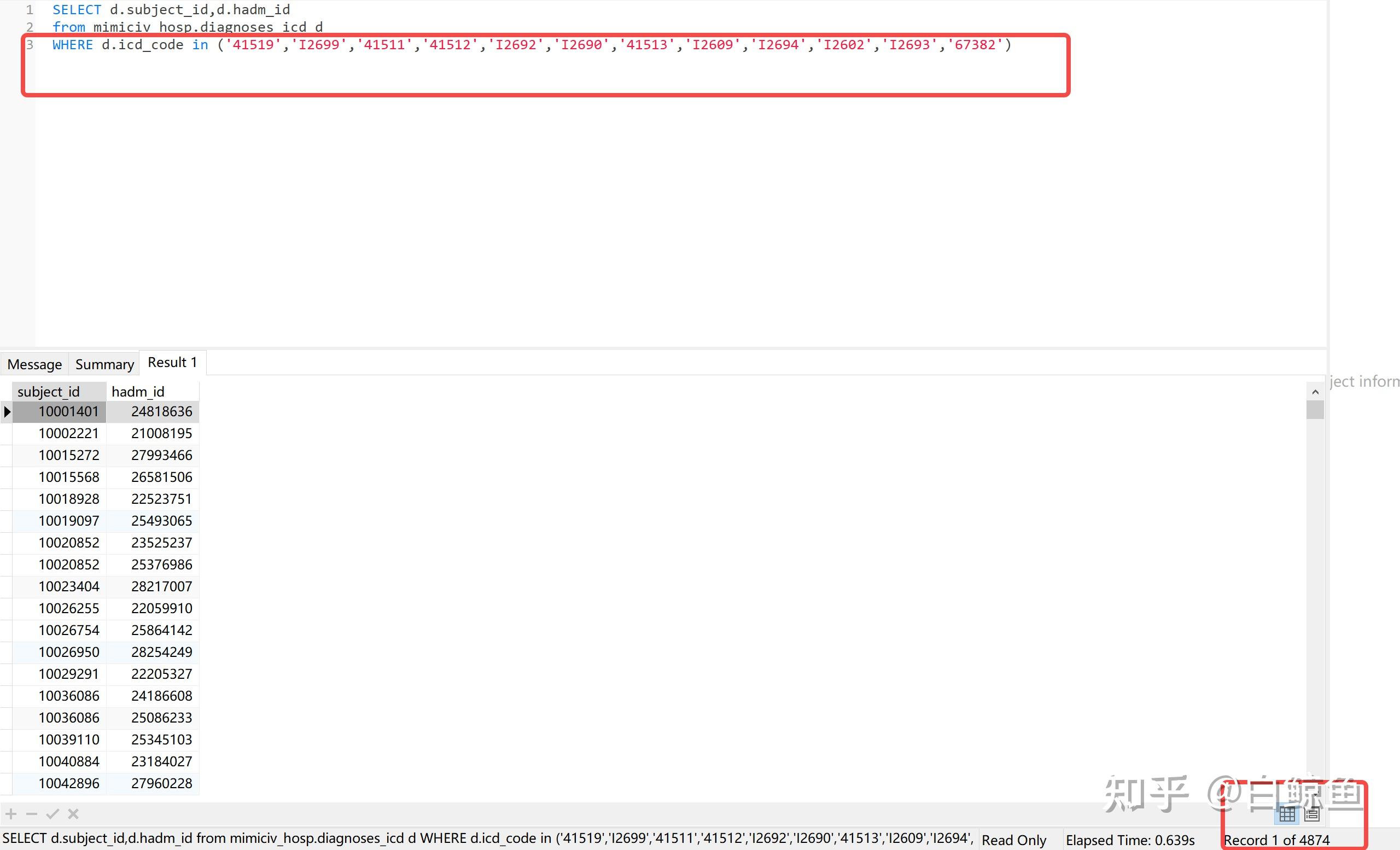 MIMIC数据库，常用查询指令SQL基础(二) - 知乎