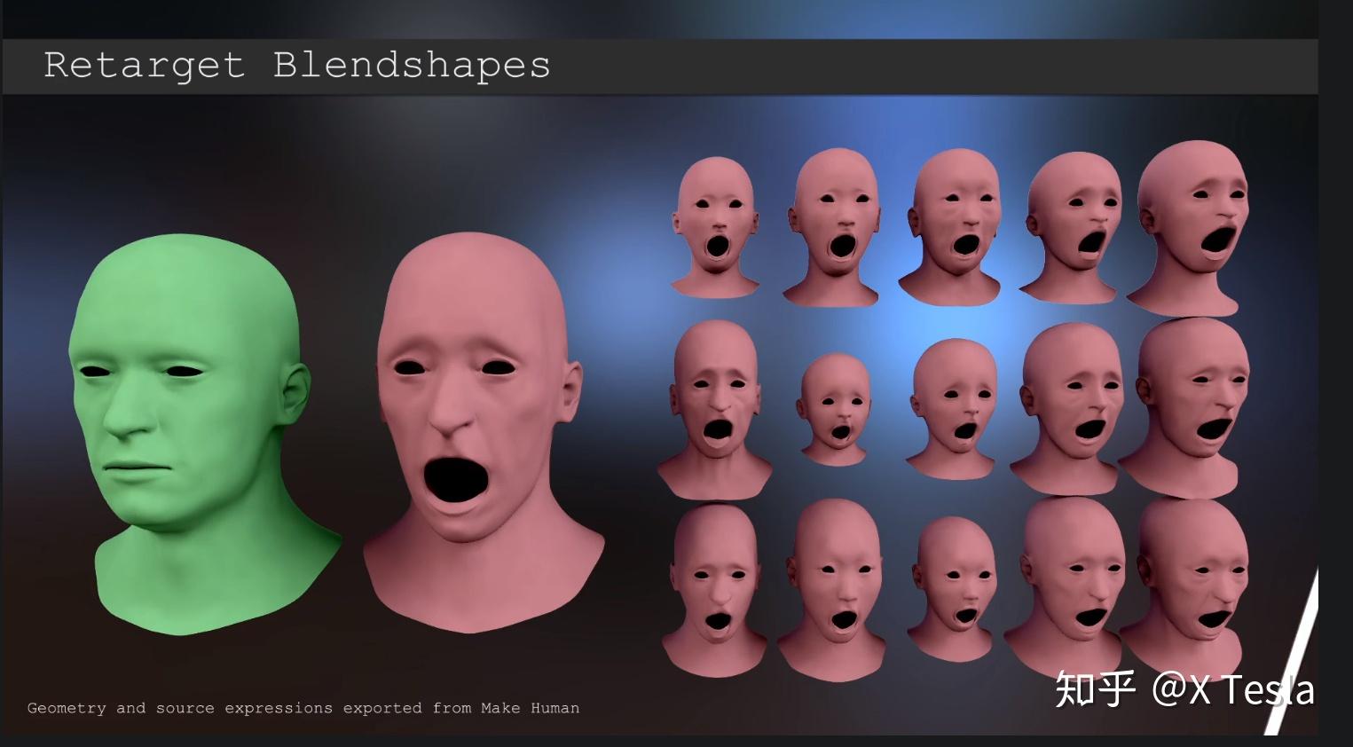 【UE4】人物角色MorphTarget(Blendshape) 面部表情制作方案 - 知乎