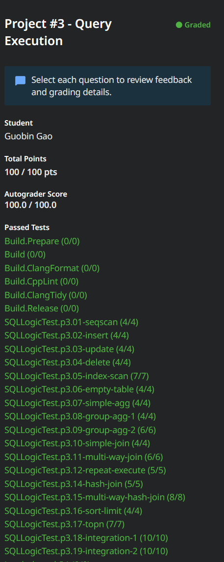 2023 spring CMU15445 lab0-lab3要点