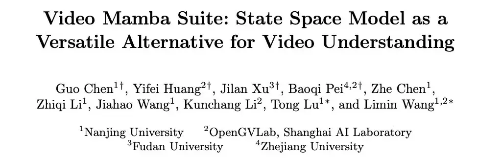 在12个视频理解任务中，Mamba先打败了Transformer - 知乎