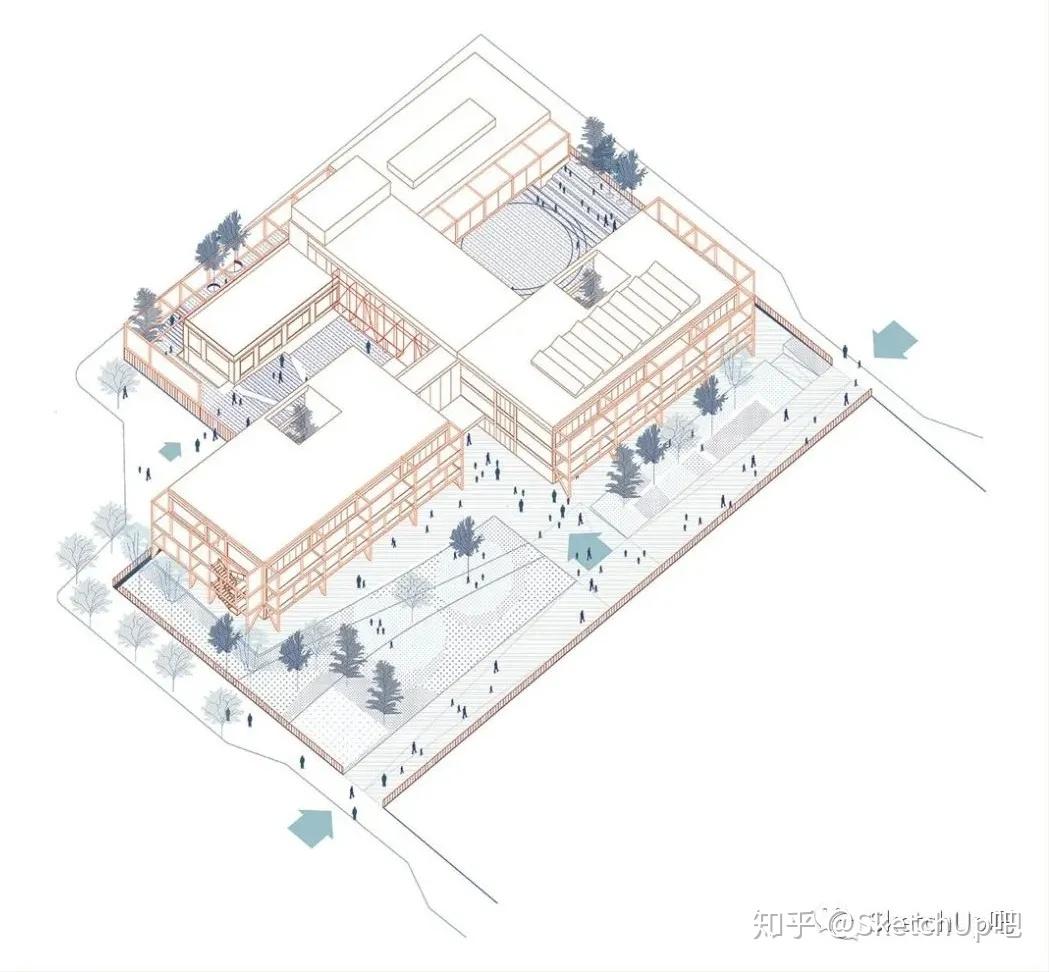 用SU+Layout如何轻松做出清新轴测图？ - 知乎