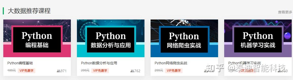 推荐python大数据课程推荐及python数据分析项目班 知乎 8013
