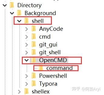 Windows设置右键打开CMD - 知乎