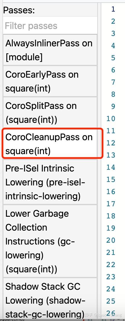 对于llvm中的CoroCleanupPass on square pass 进行阅读 - 知乎