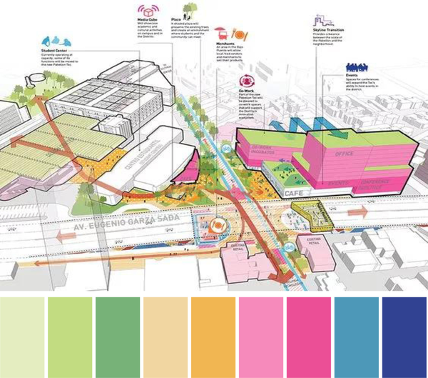 分析图届的扛把子？Sasaki风格分析图值得拥有（Sasaki风格色卡图标笔刷及作品集） - 知乎