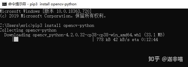 Python安装cv2 知乎 1019