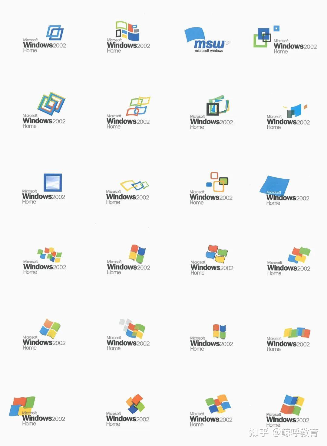 Logo设计还得看Windows，这么多logo你见过哪些？ - 知乎