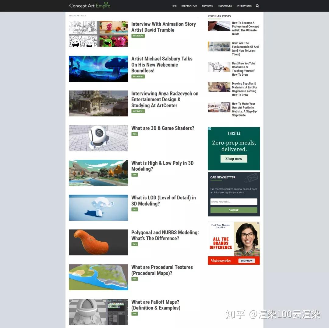 分享10个实用外国CG网站，每一个都值得收藏！！ - 知乎