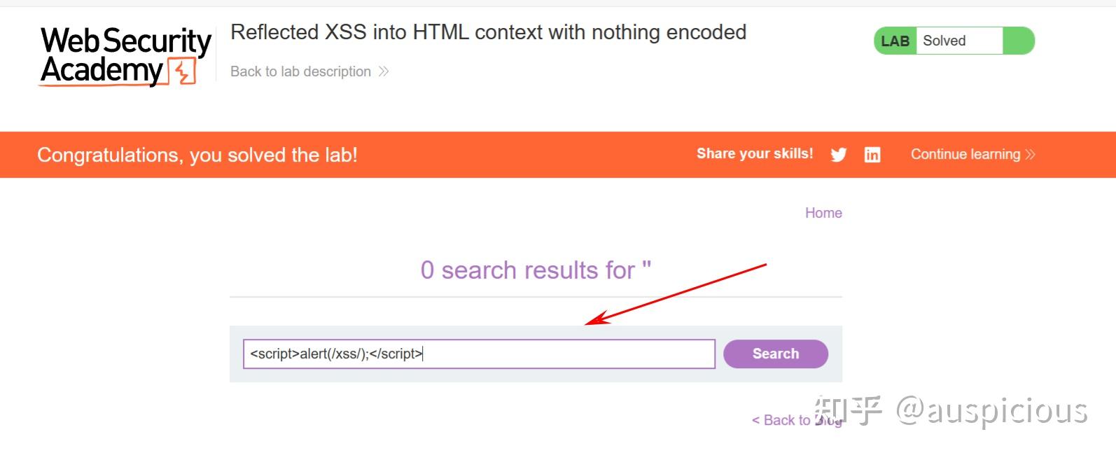 **PortSwigger**做题记录--Cross-site scripting(XSS，跨站点脚本) - 知乎