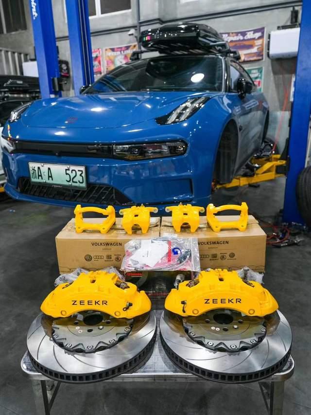 改装案例｜极氪001升级Brembo 20Z黄色刹车套件 - 知乎