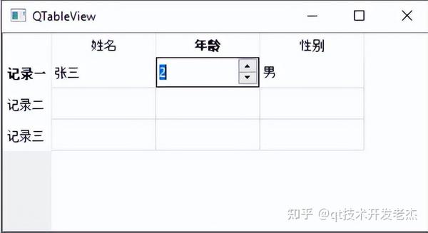 Qt Qtableview 知乎