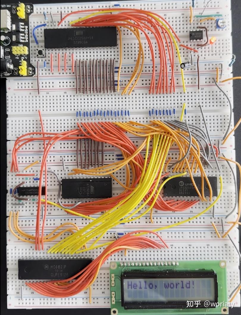 6502第一篇：面包板上打印Hello, world! - 知乎