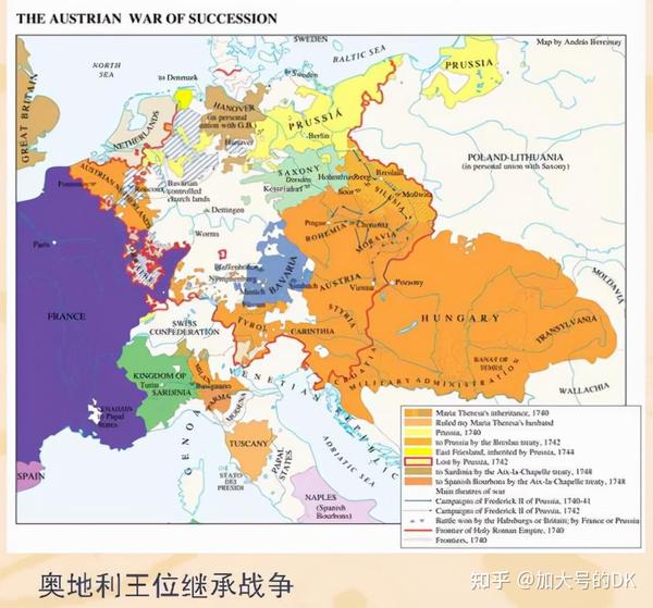 改朝换代，看奥地利王位继承战争（1740-1748）——奥地利简史14 - 知乎