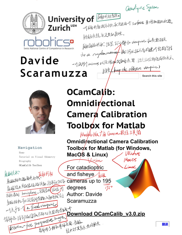 OCamCalib: Omnidirectional Camera Calibration Toolbox for Matlab - 知乎