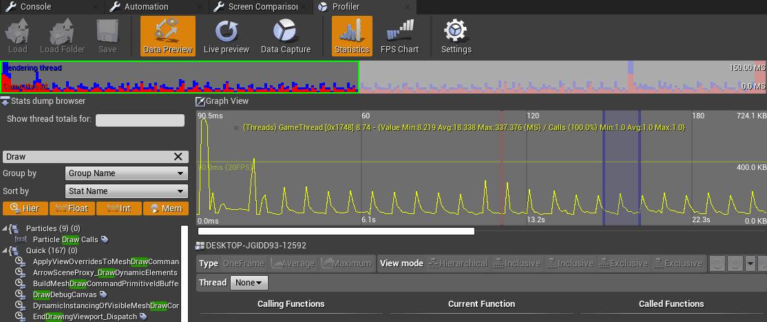 UE4 性能 - (二) 性能分析工具: Unreal Frontend Profiler - 知乎