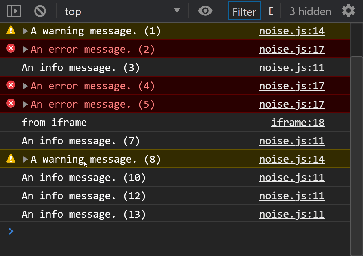 【Debug】各种前端Debug技巧系列第 5篇 Console - Messages - 知乎