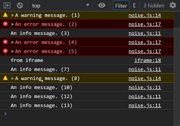 【Debug】各种前端Debug技巧系列第 5篇 Console - Messages - 知乎