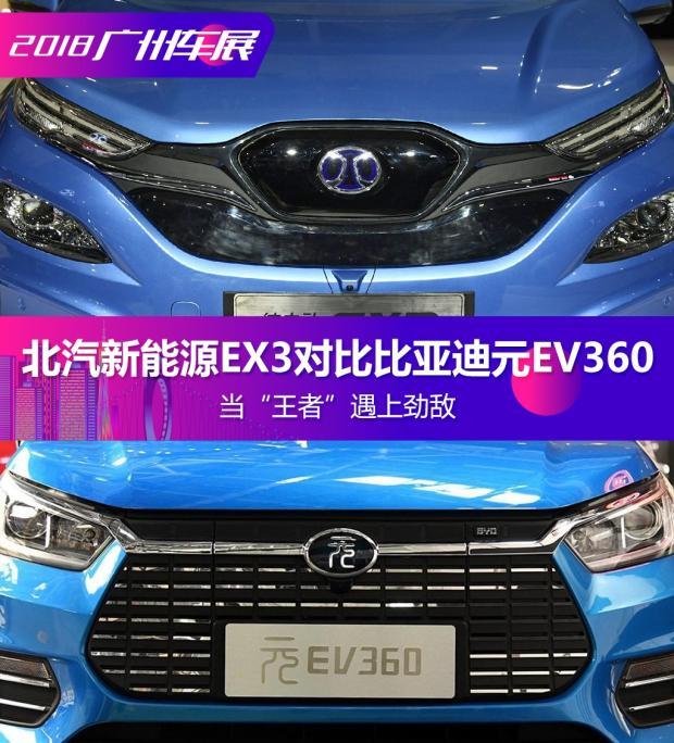 “王者”遇劲敌 北汽新能源EX3对比元EV - 知乎