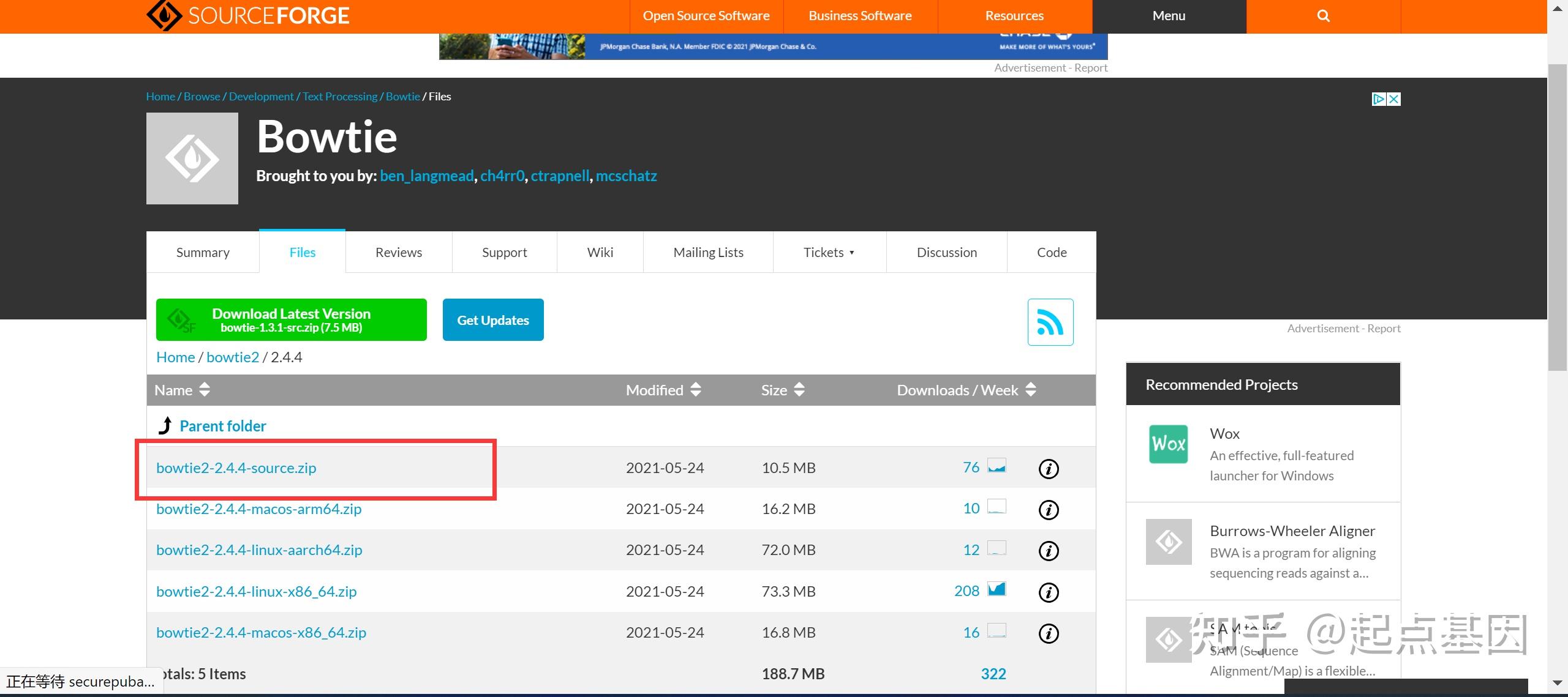 Bowtie2 下载及安装 - 知乎