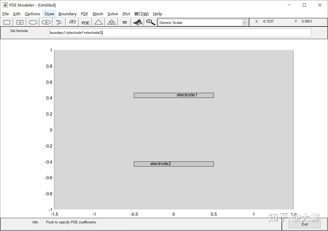 使用Partial Differential Equation Toolbox解静电势 - 知乎