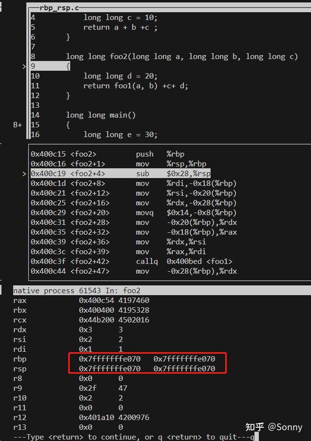 x86_64架构中rbp/rsp配合实现函数调用 - 知乎