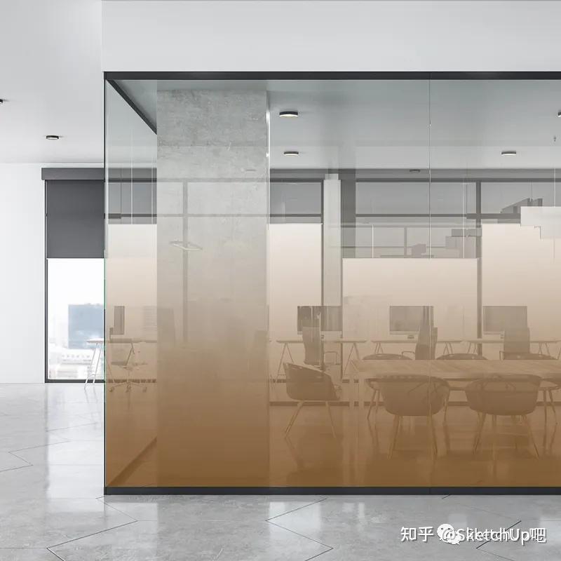 Enscape如何渲染渐变玻璃？ - 知乎