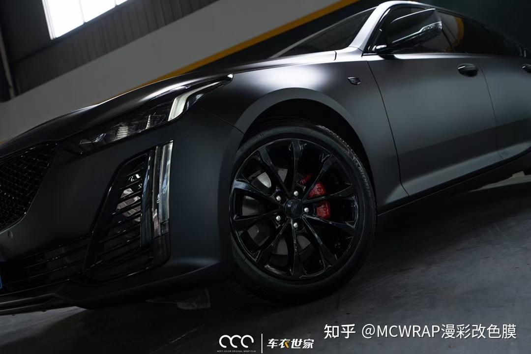 凯迪拉克CT5 漫彩改色膜PET超亚黑 - 知乎
