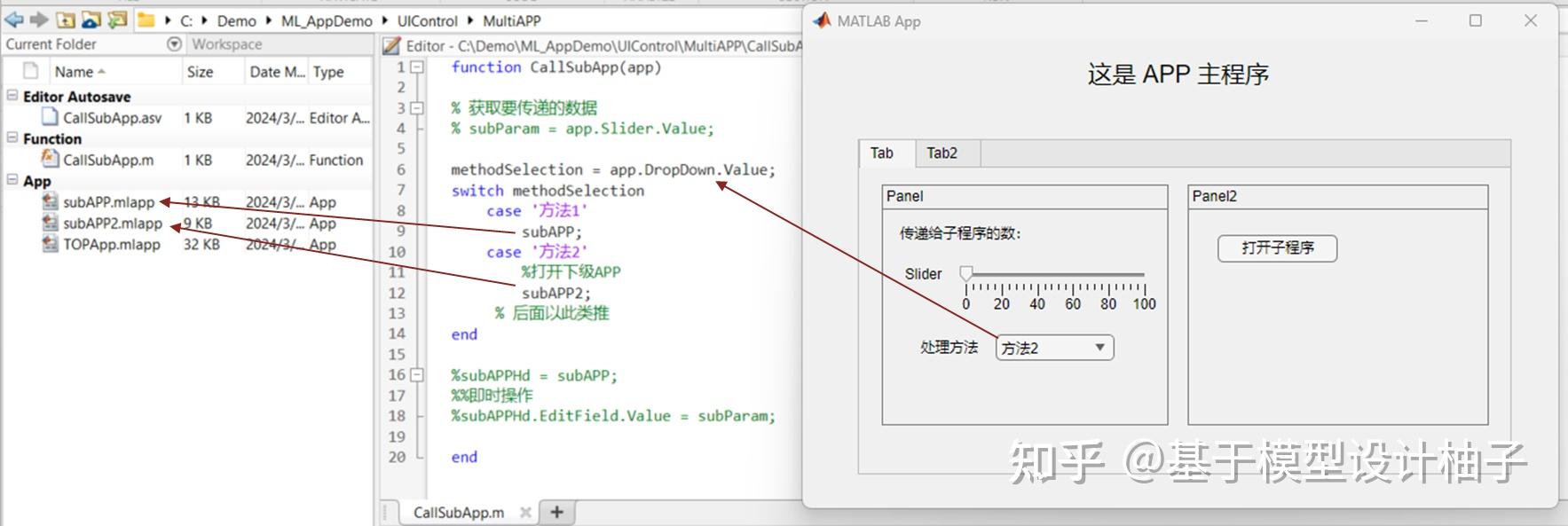 MATLAB App Designer 01 界面切换以及调用 - 知乎