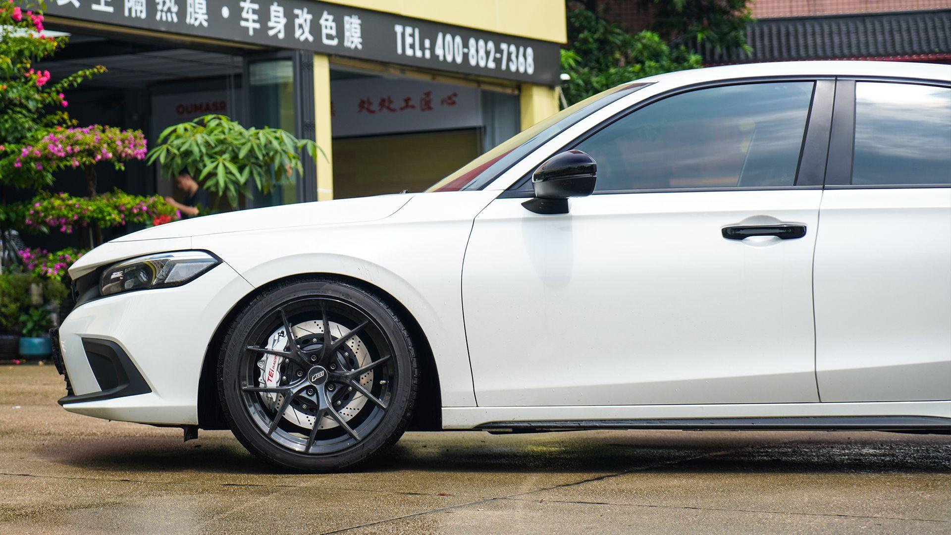 改装案例丨十一代思域升级P40NS+大四活塞卡钳套件 - 知乎