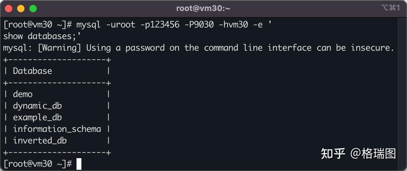Apache Doris-0067-数据导出-05-mysqldump - 知乎