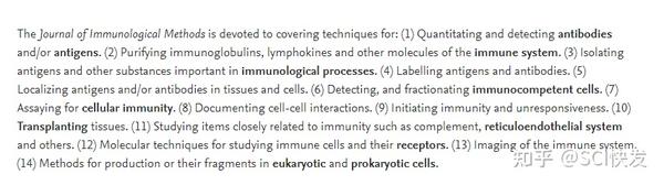 Journal of Immunological Methods：中科院4区，国人发文量第四，无版面费 - 知乎